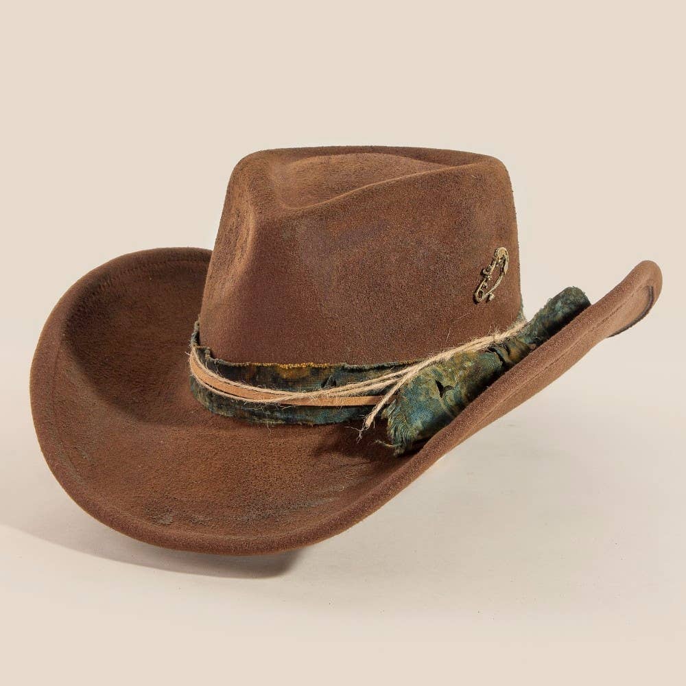 Vintage Safety Pin And Strap Western Cowboy Hat – The Patent Bow